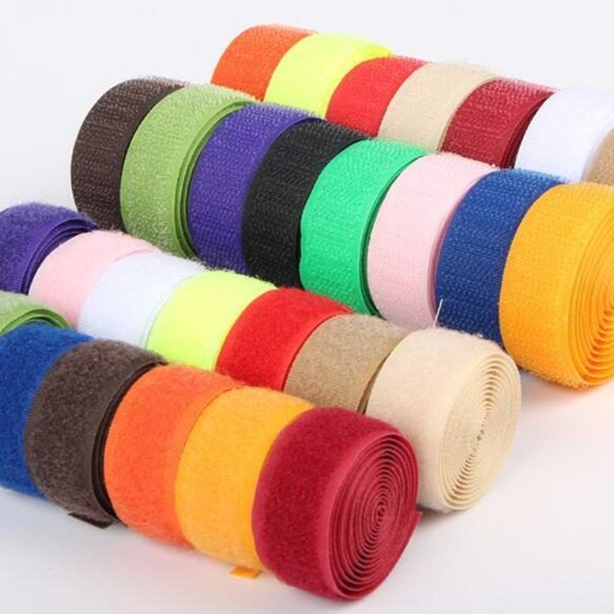 Лента липучка велкро 20, 25, 30, 40, 50 мм