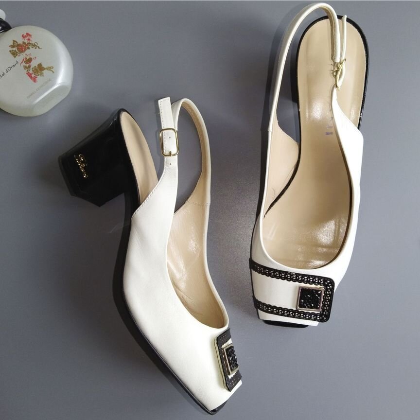 Туфли женские 37 летние кожаные белые fabiani