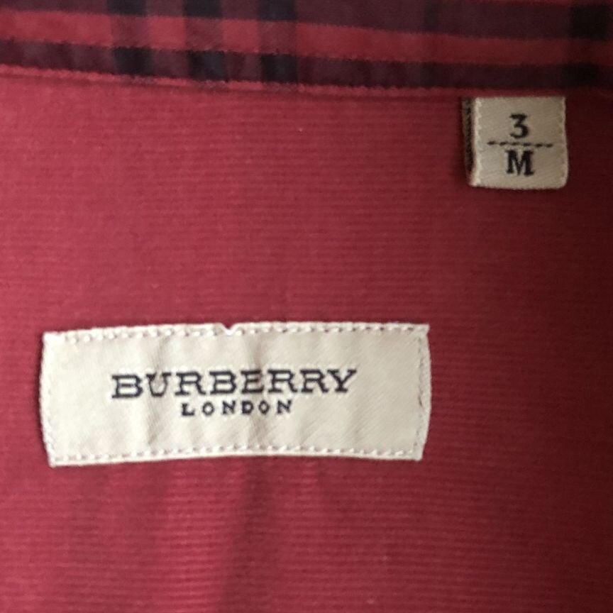 Burberry рубашка мужская 46 M оригинал