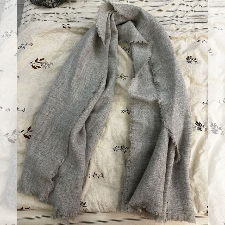 Шарф палантин теплый