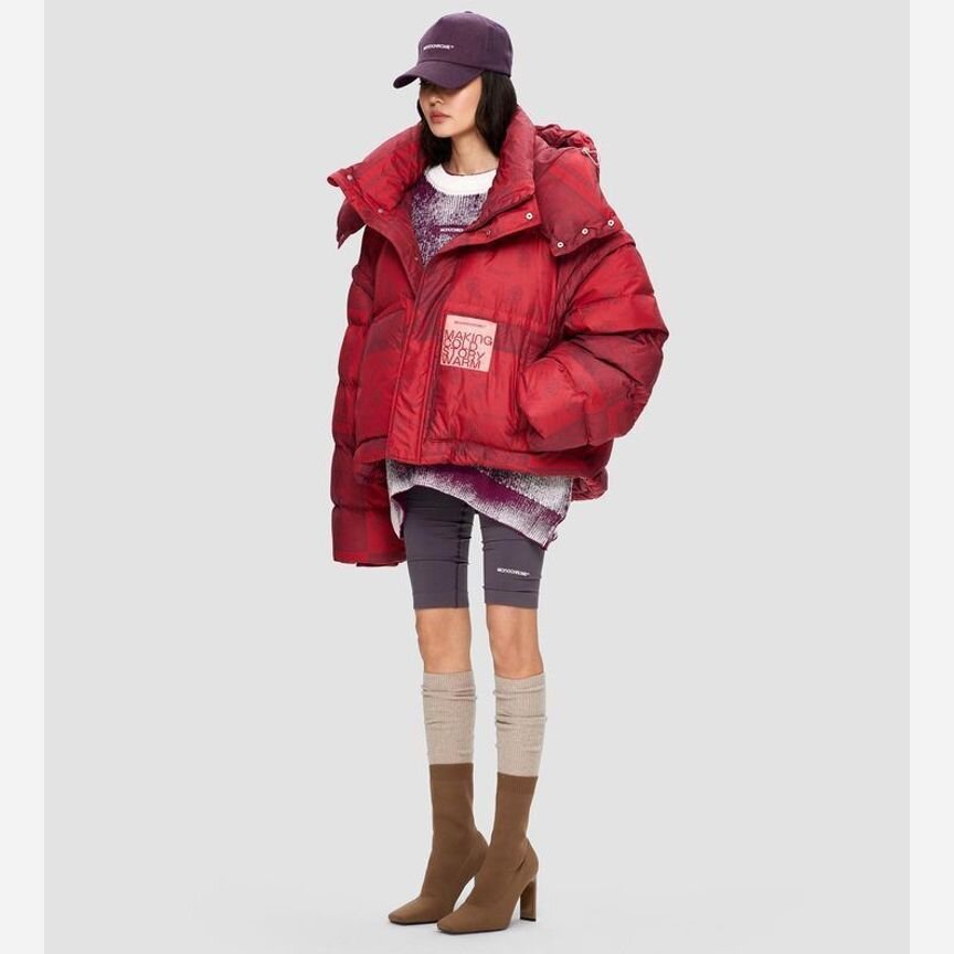 Куртка пуховик monocrome (трансформер)