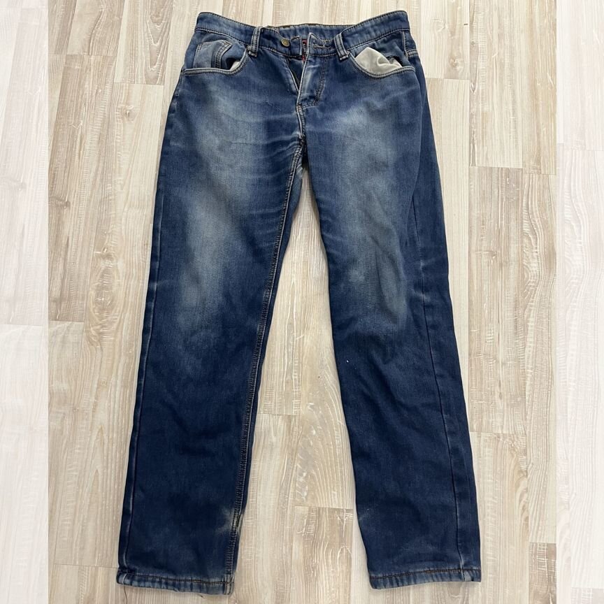 Джинсы зимние тёплые мужские