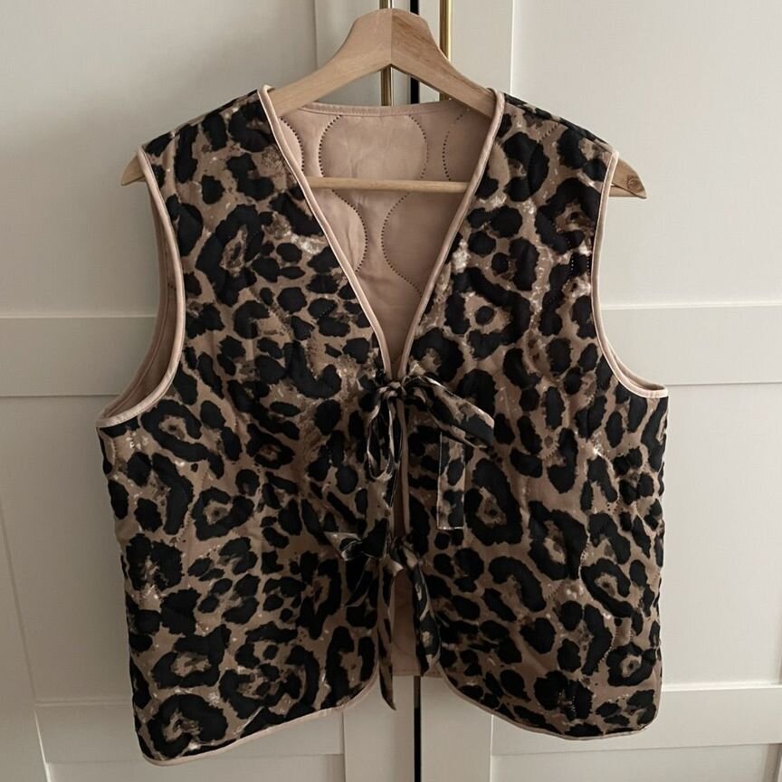 Стеганая жилетка shein lime mango love republic